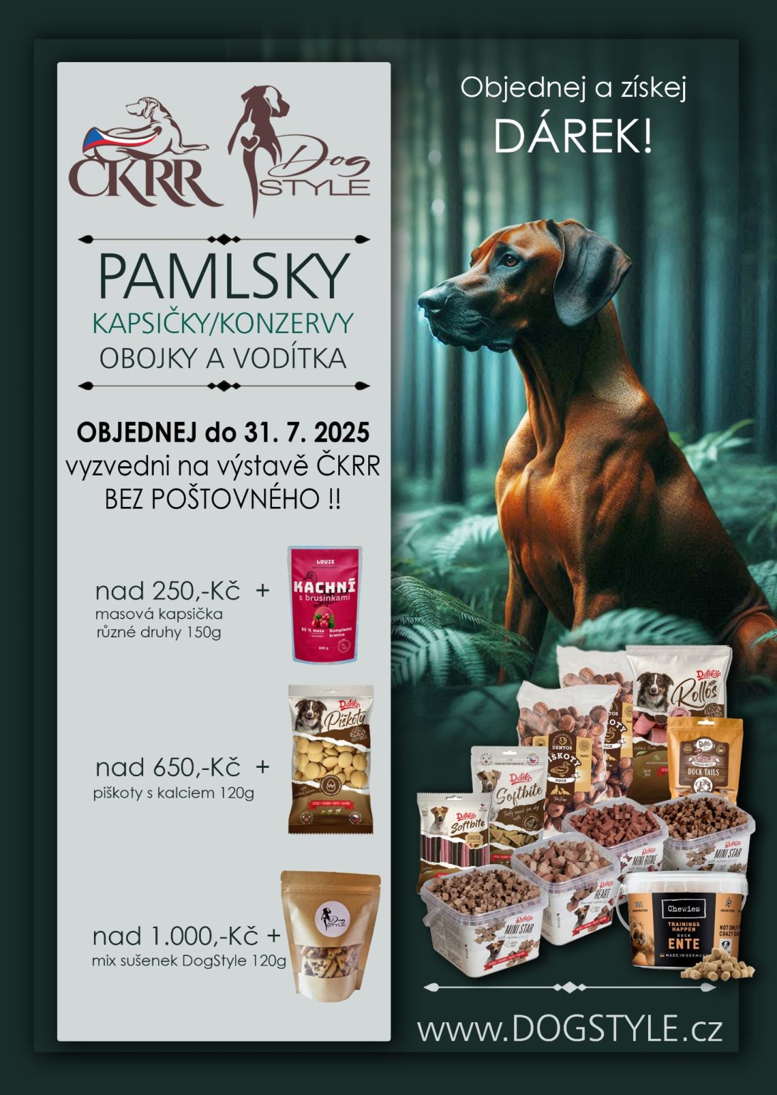 Klubová a speciální výstava ČKRR 30.-31. 8. 2025 - spolupráce s firmou ...